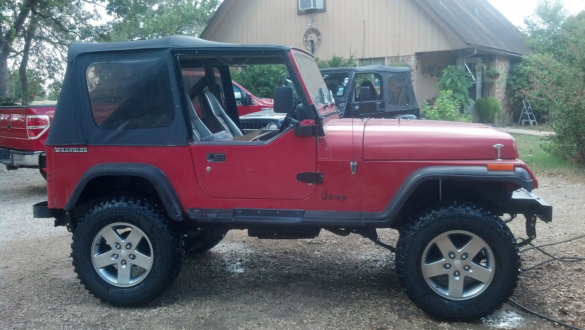 Installed Jk Wheels On Yj Jeep Wrangler Forum