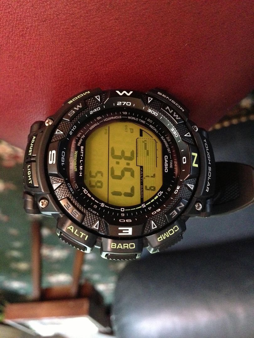 FS: Casio PRO-TREK PAG 240 (Altimeter, Compass, Barometer) $139.00 (REDUCTION) | The Watch Site