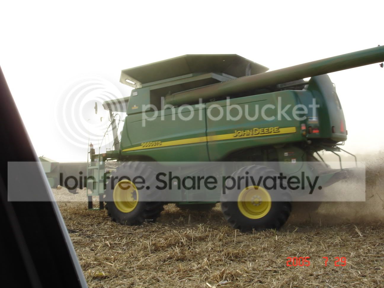 9660 and 6 row row crop in down milo | The Combine Forum