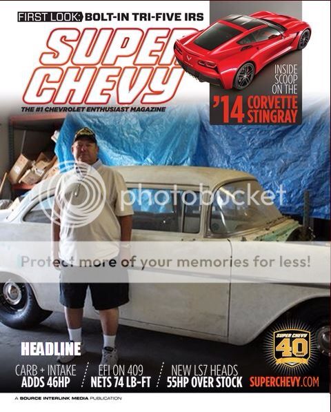 Super Chevy Magazine Cover ... neat idea | Chevy Tri Five Forum