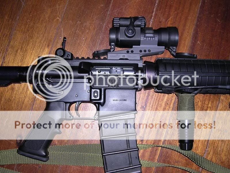 Pic Request....A2 carbine with forward mounted Aimpoint.... > Optics ...