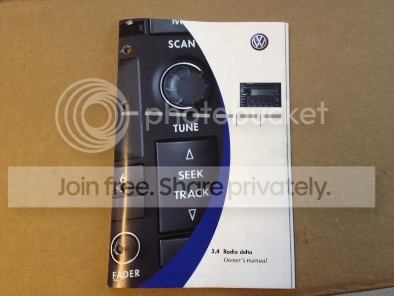 Delta 6 Radio Euro RARE!!! | VW Vortex - Volkswagen Forum
