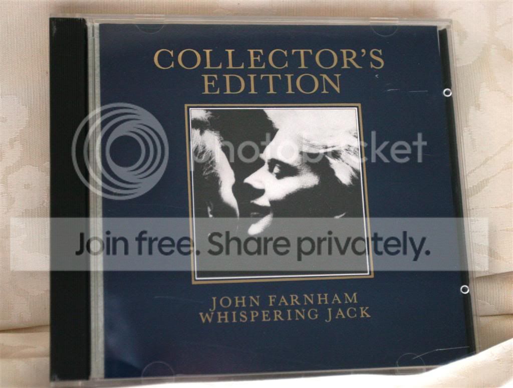 Australia's first Compact Disc. John Farnham's Whispering Jack. - Music ...