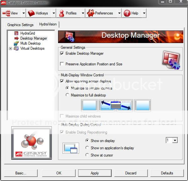 [Ati Hydravision] Dualscreen setup - Wallpaper & Taakbalk ...