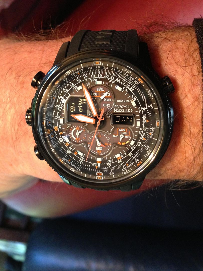 FS: Citizen Navihawk Black Atomic Chronograph | WatchUSeek Watch Forums